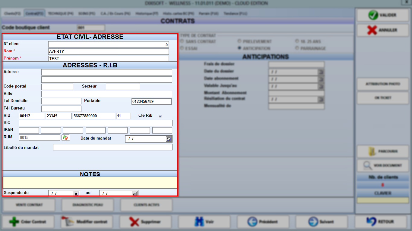Comprendre le fonctionnement d'une fiche client – Dixisoft