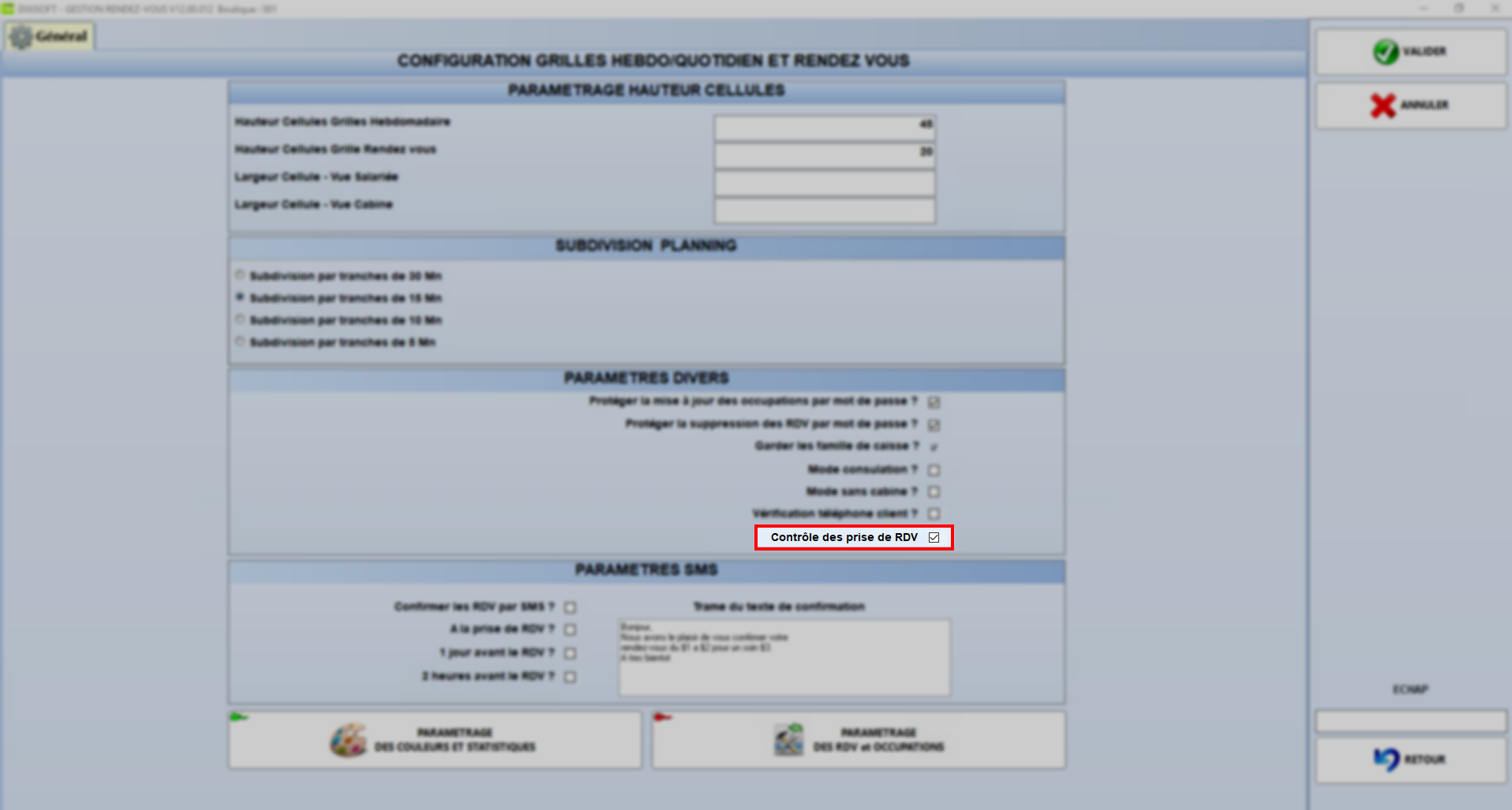 Activer le suivi du salarié ayant posé le RDV au planning – Dixisoft